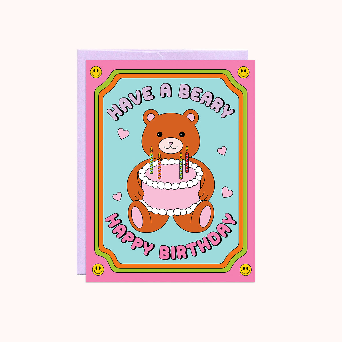 Beary Happy Birthday Card – Party Mountain Paper Co.