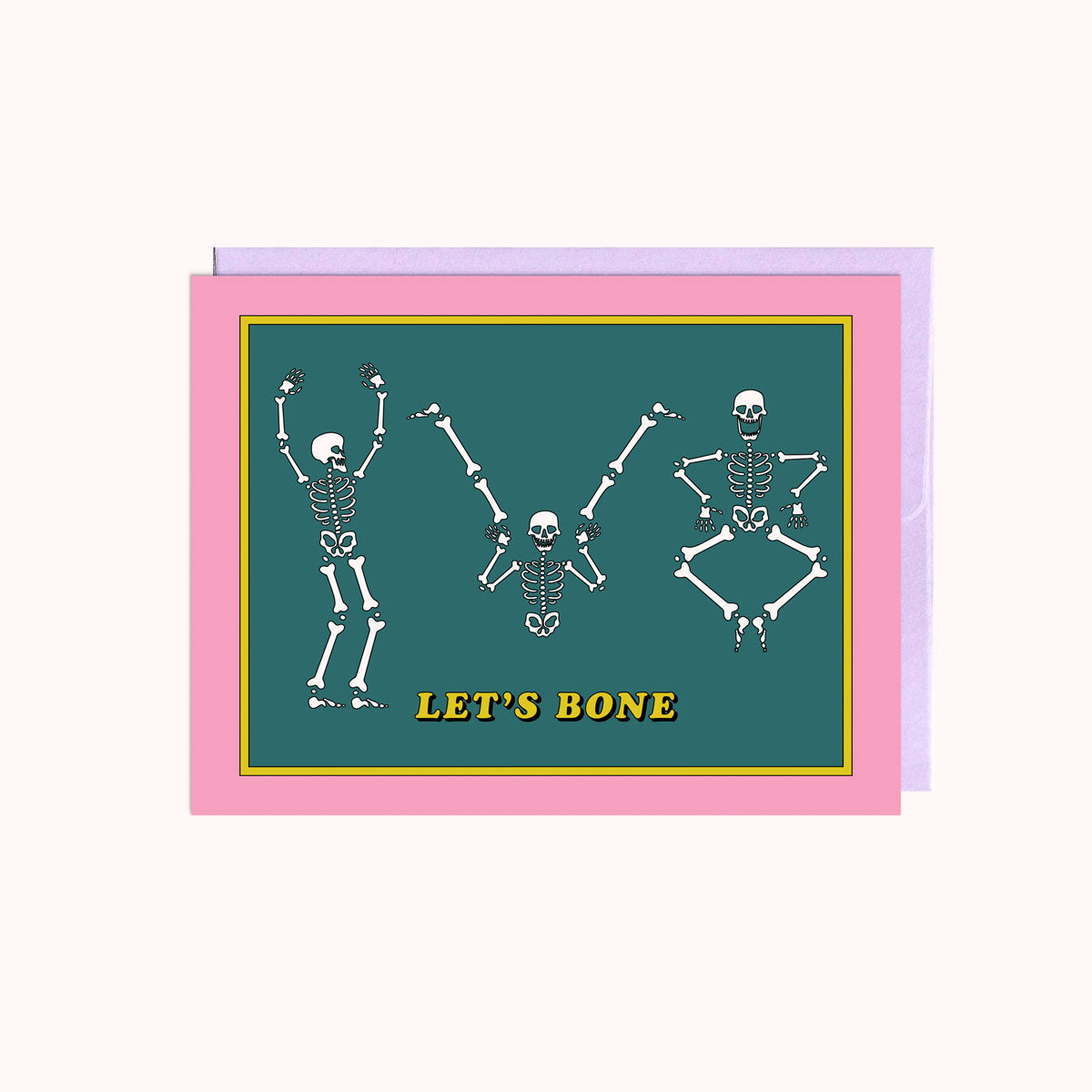 Let's Bone! Skeletons Card – Party Mountain Paper Co.