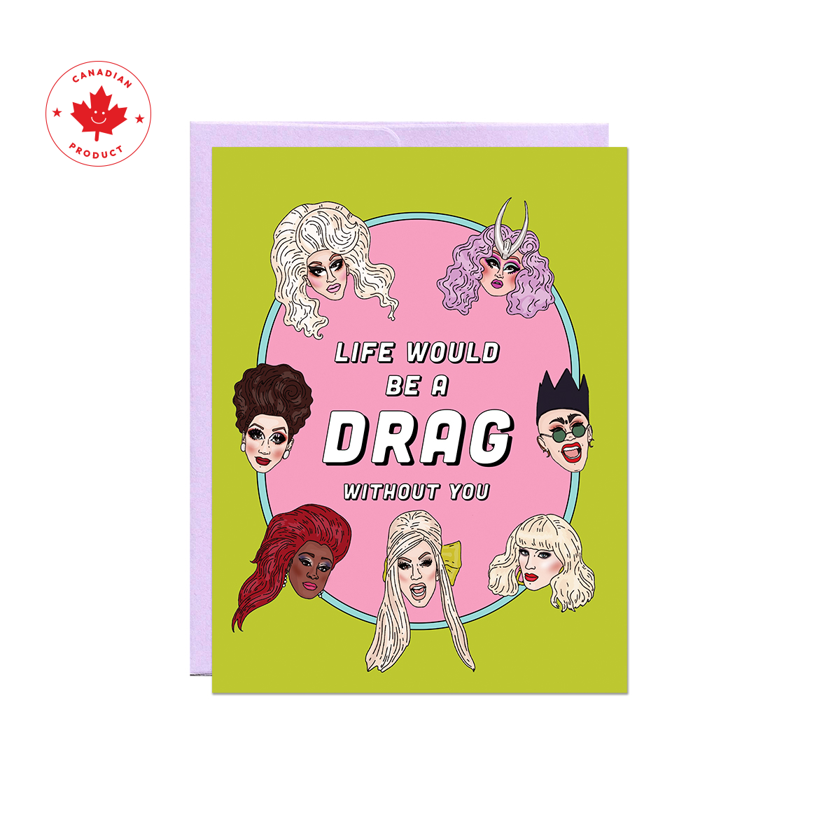 Life Would Be a Drag Card – Party Mountain Paper Co.