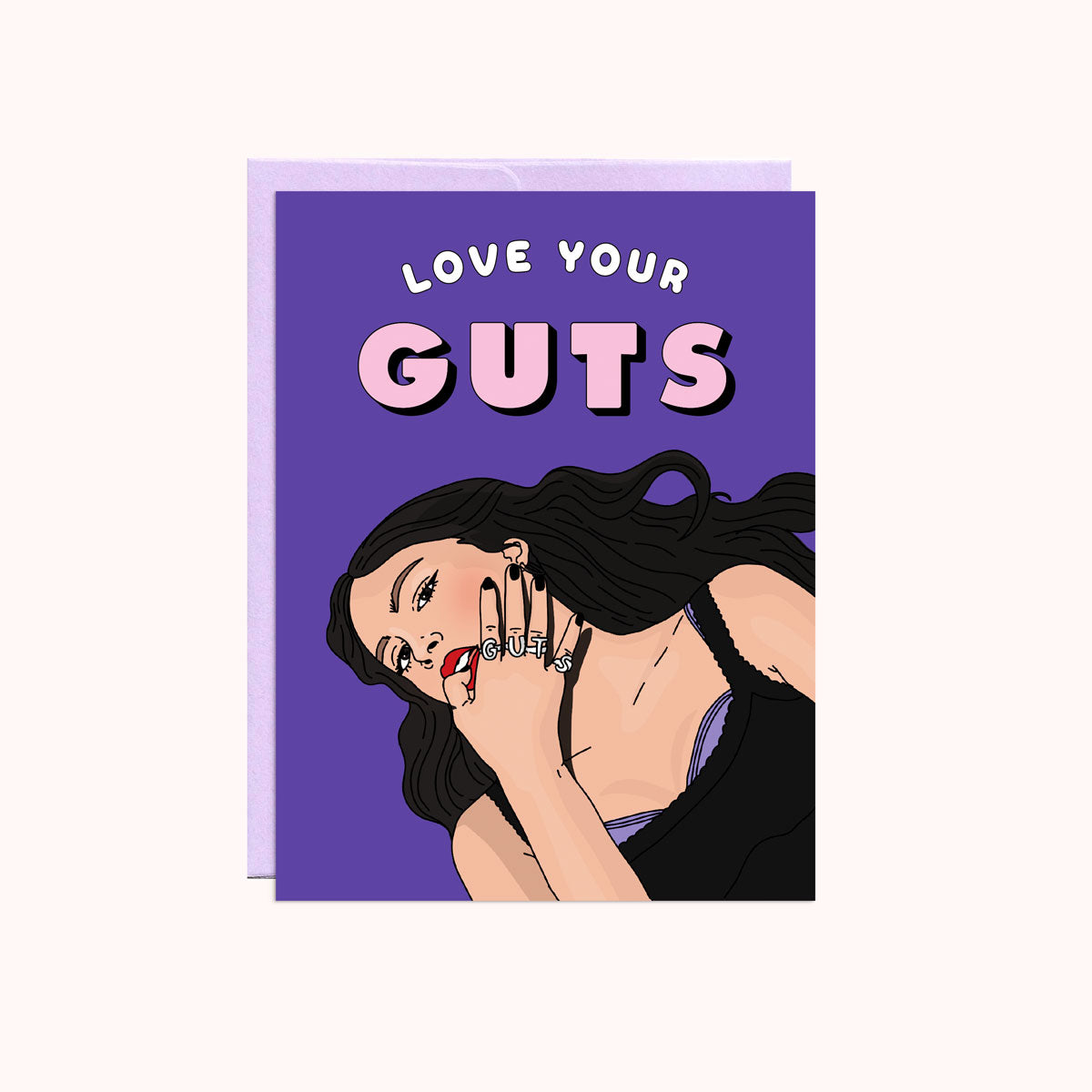 Love Ur Guts Card – Party Mountain Paper Co.