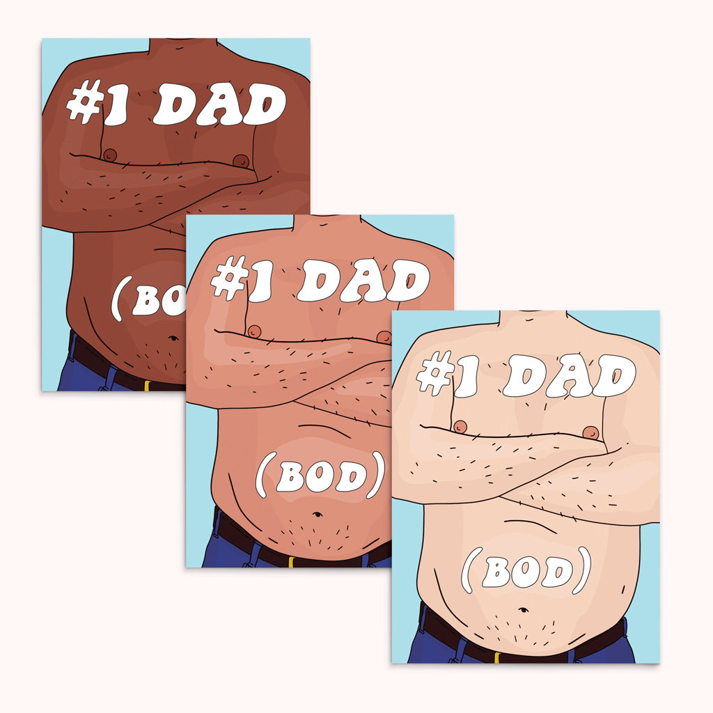 Dad Bod Card – Party Mountain Paper Co.